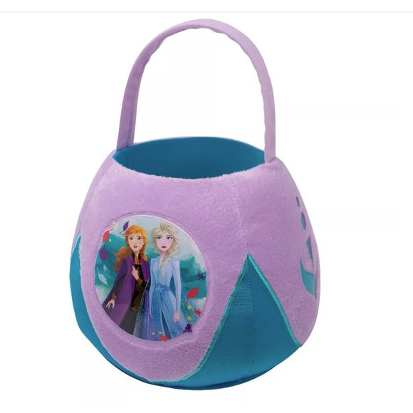 Disney | Other | Disney Frozen Elsa And Anna Plush Candy Bucket Nwt ...